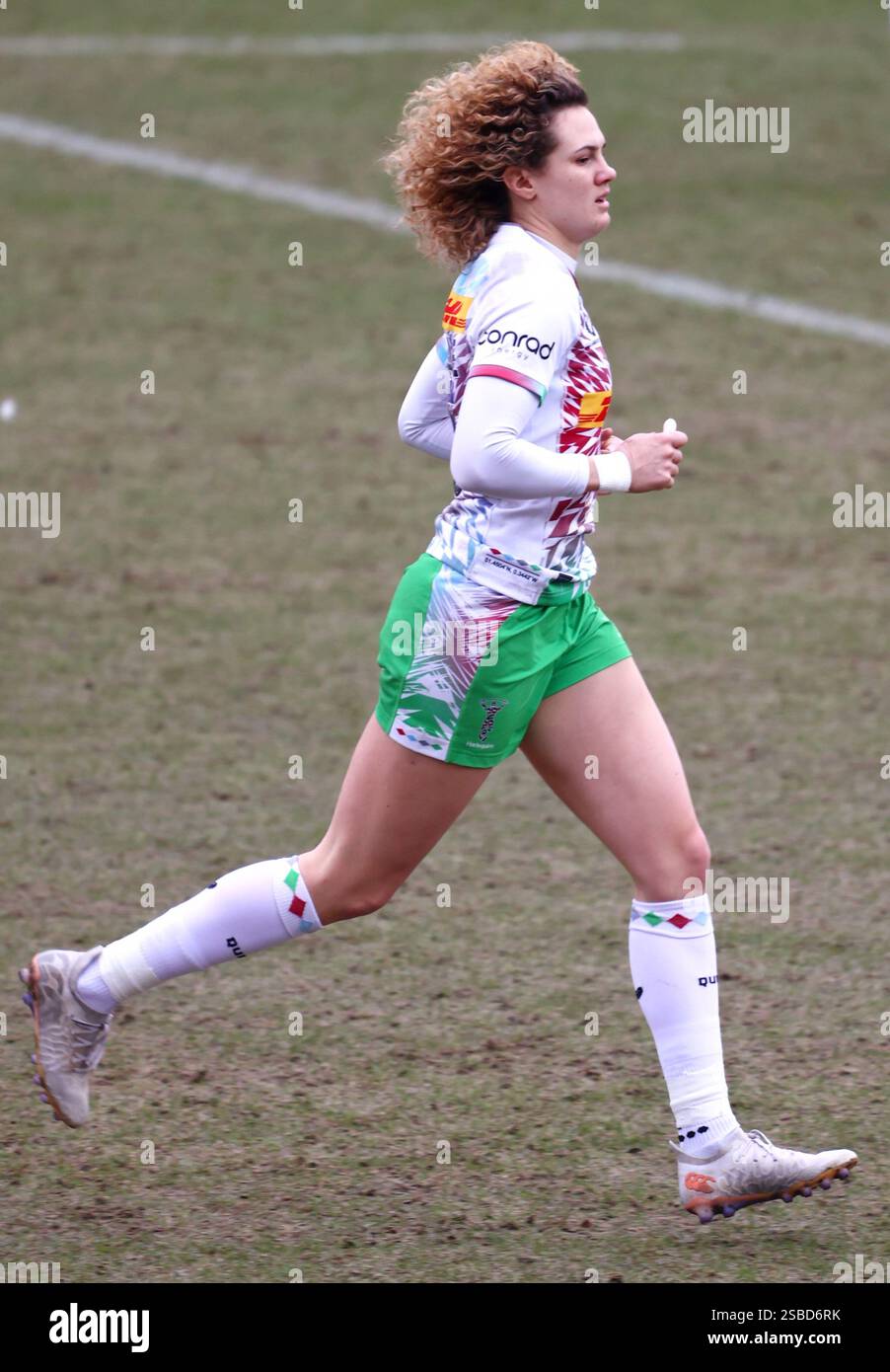 Exeter, Devon, UK. 2nd Feb, 2025. PWR Professional Women's Rugby Exeter ...