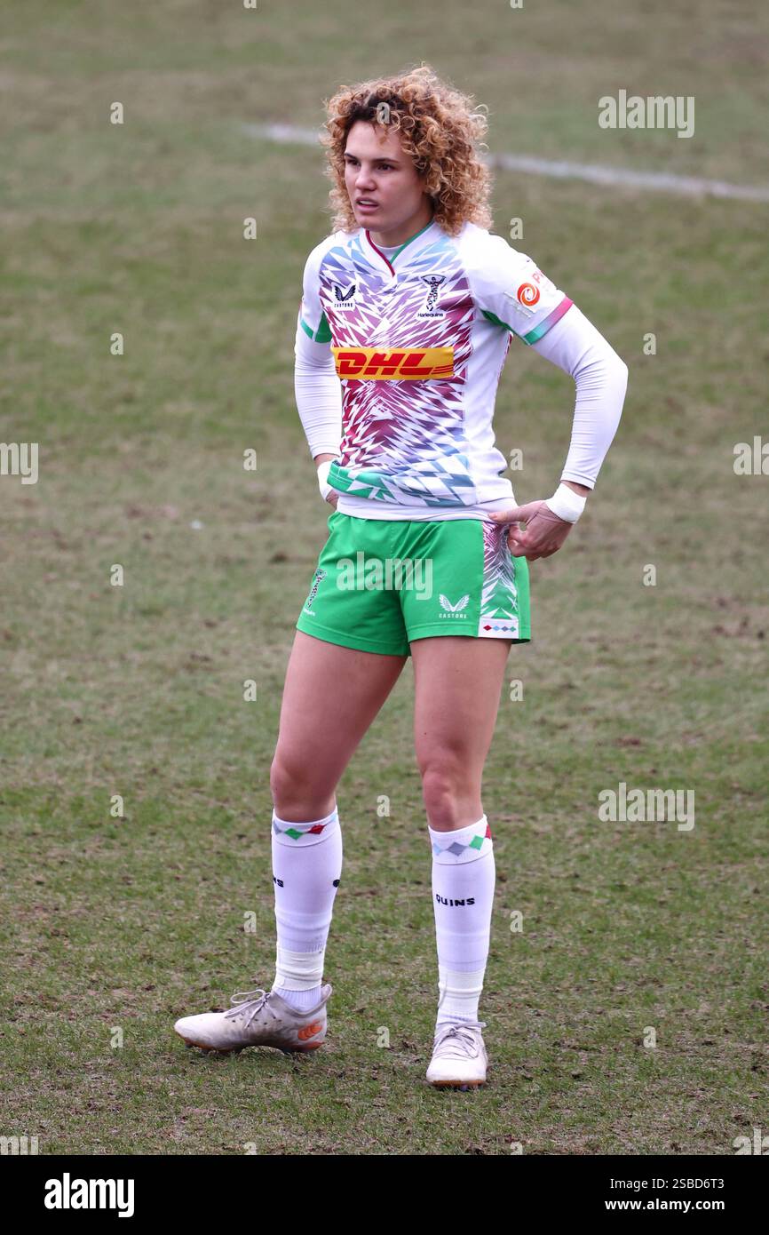Exeter, Devon, UK. 2nd Feb, 2025. PWR Professional Women's Rugby Exeter ...