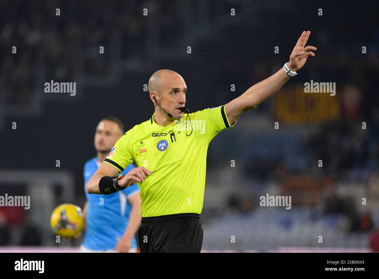 Roma, Italia. 02nd Feb, 2025. Michael Fabbri referee during the Serie A ...