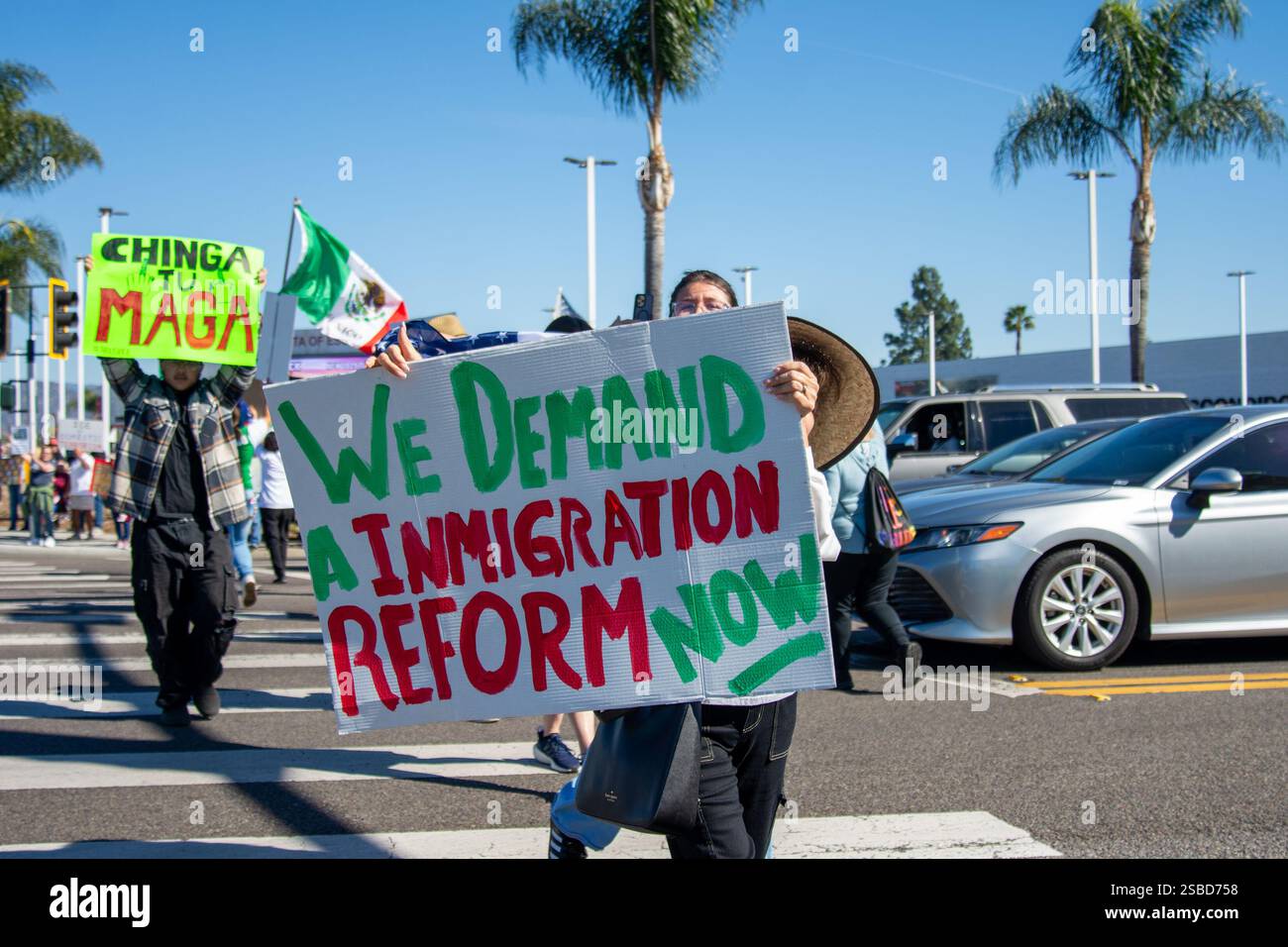 Escondido, USA. 02nd Feb, 2025. Escondido, California, residents ...