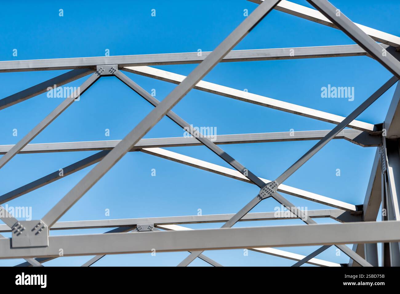 Mark Twain Memorial Bridge by Mississippi river in Hannibal, Missouri ...