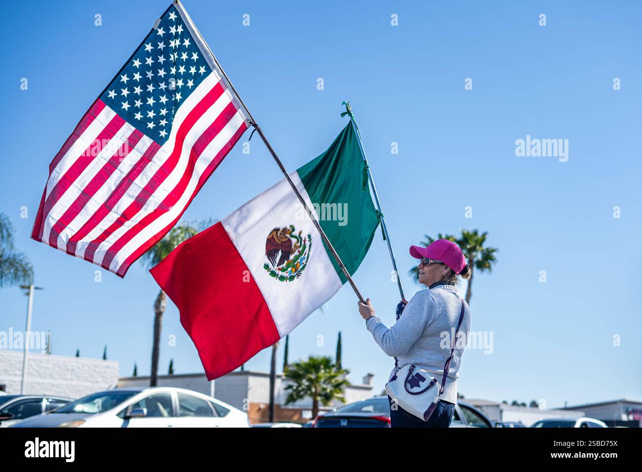 Escondido, USA. 02nd Feb, 2025. Escondido, California, residents ...