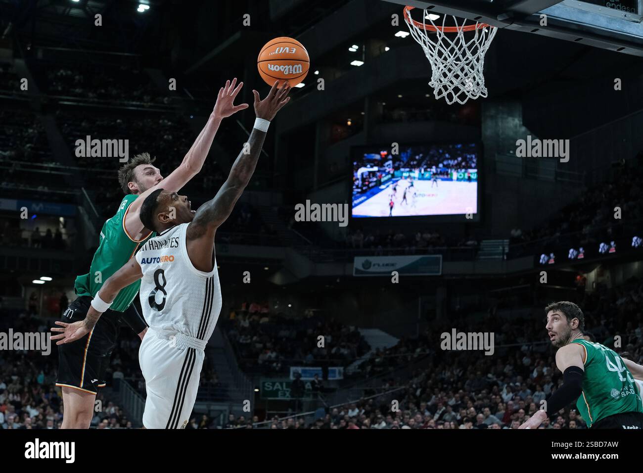 Madrid, Spain. 02nd Feb, 2025. Xavier Rathan of Real Madrid during the ...
