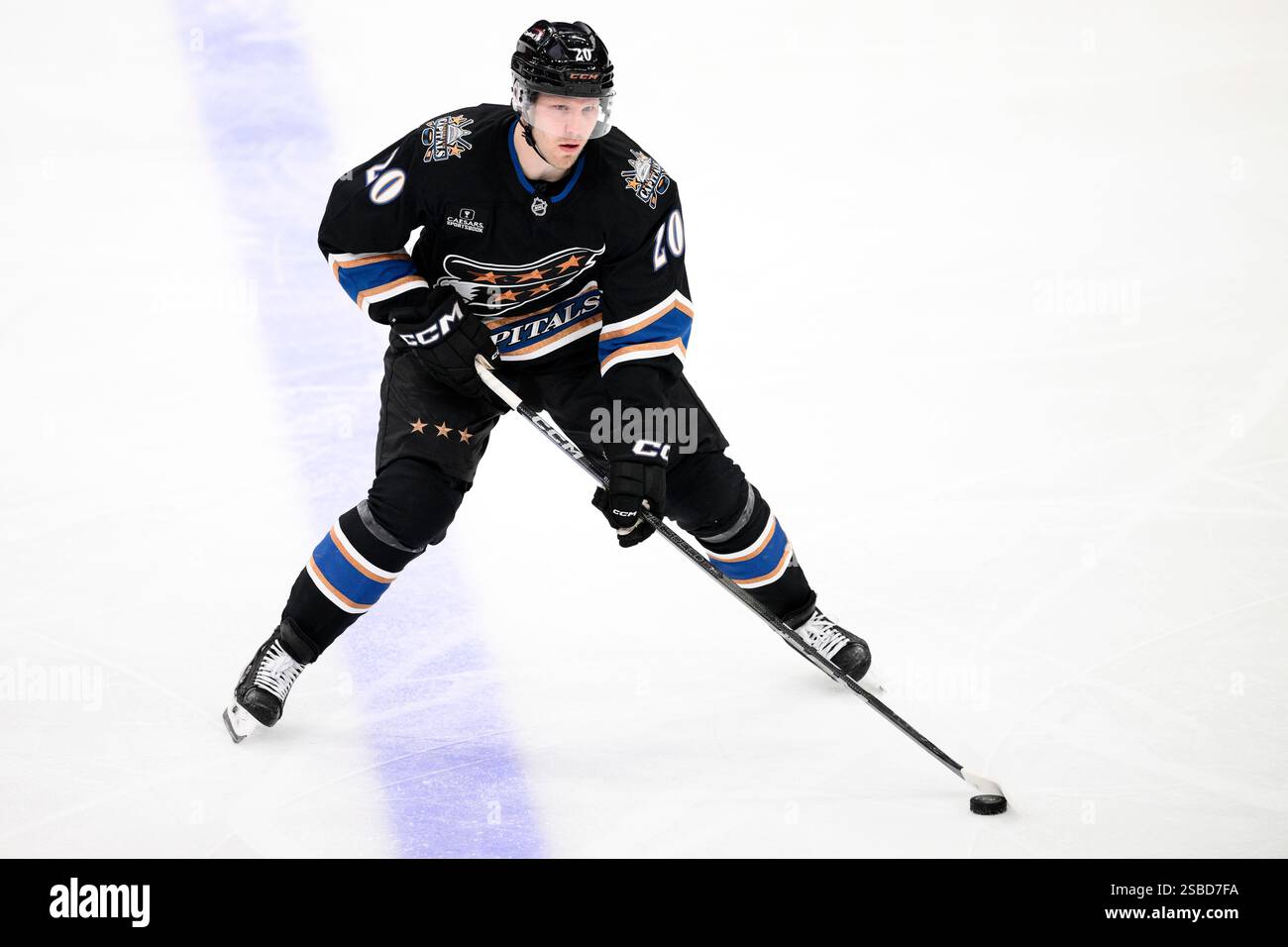 Washington Capitals center Lars Eller (20) in action during the third ...