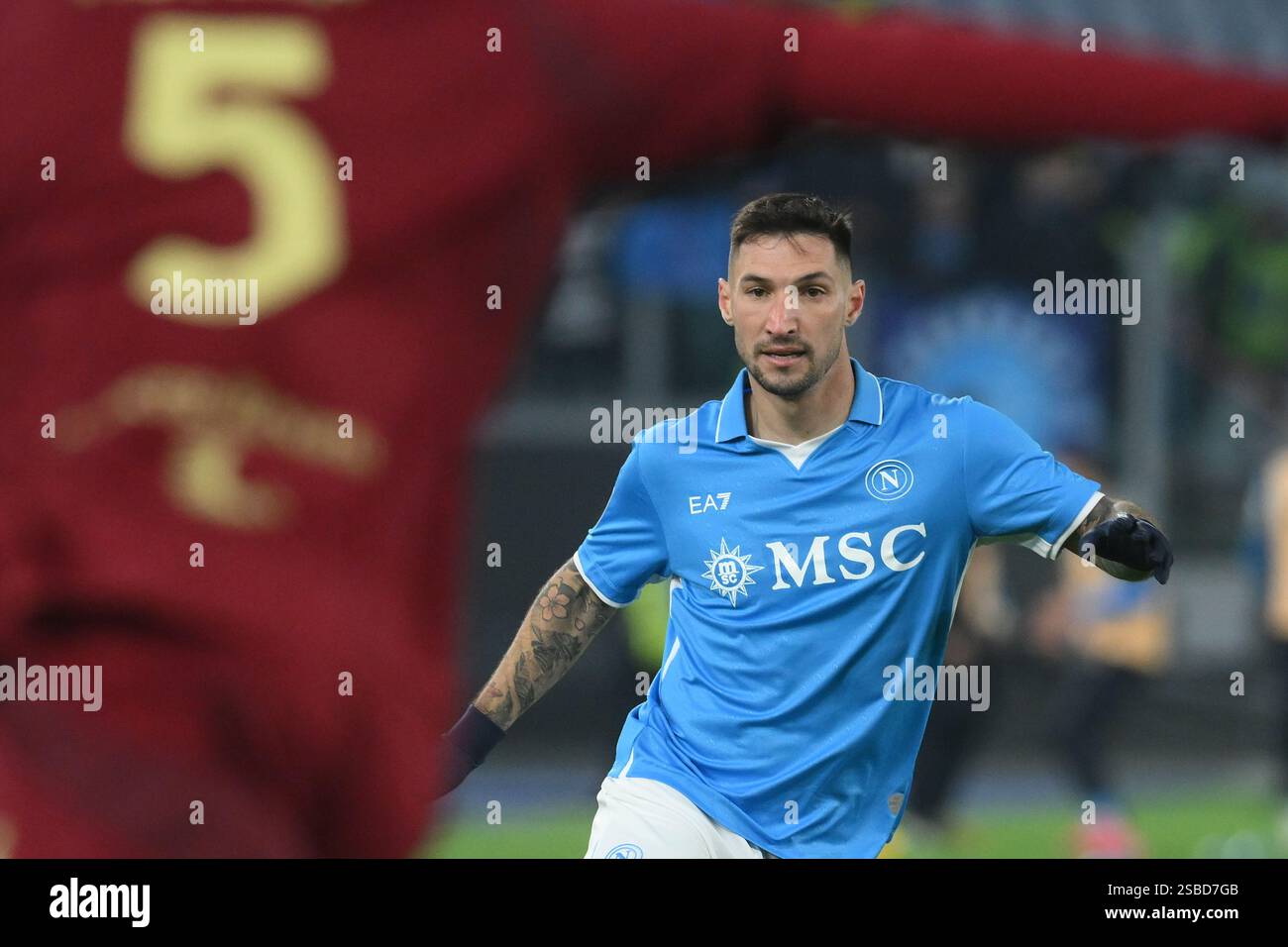 Rome, Italy. 02nd Feb, 2025. Matteo Politano of SSC Napoli look during ...