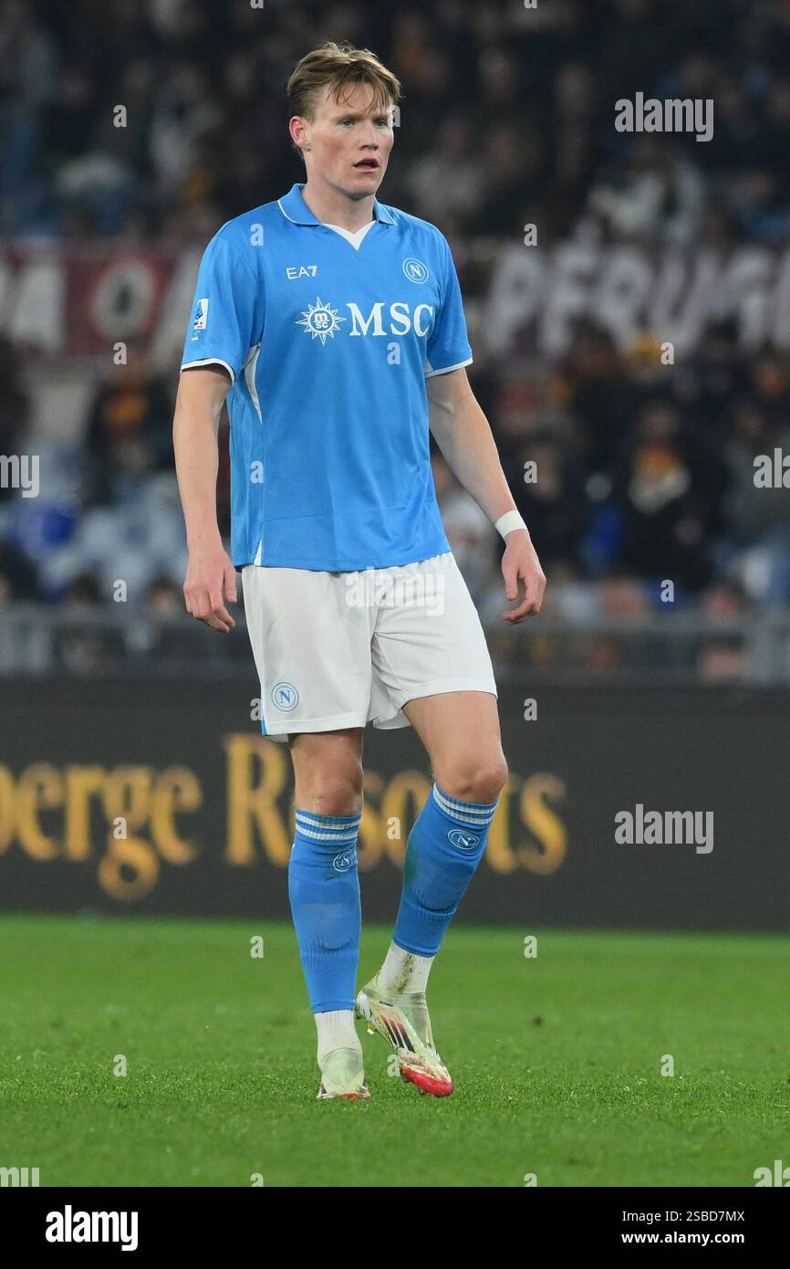 Rome, Italy. 02nd Feb, 2025. Scott McTominay of SSC Napoli look during ...