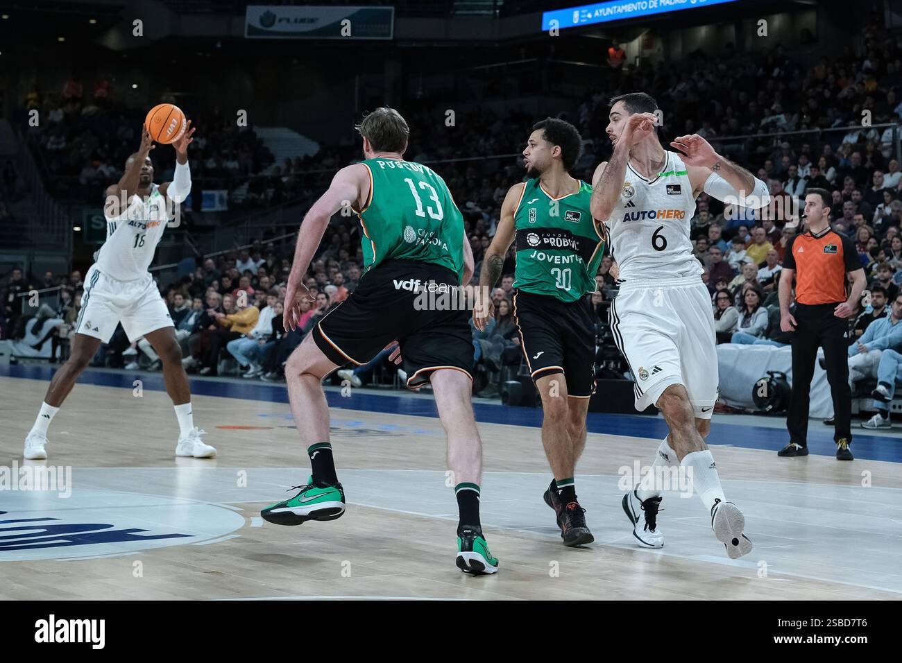 Alberto Abalde of Real Madrid during the game between Real Madrid and ...
