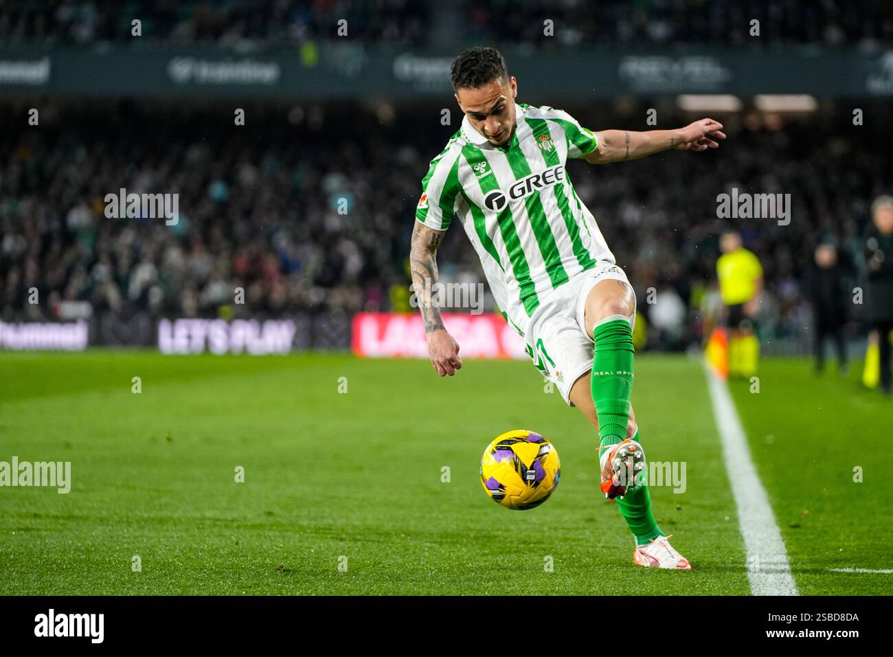 Antony Matheus dos Santos of Real Betis in action during the Spanish ...