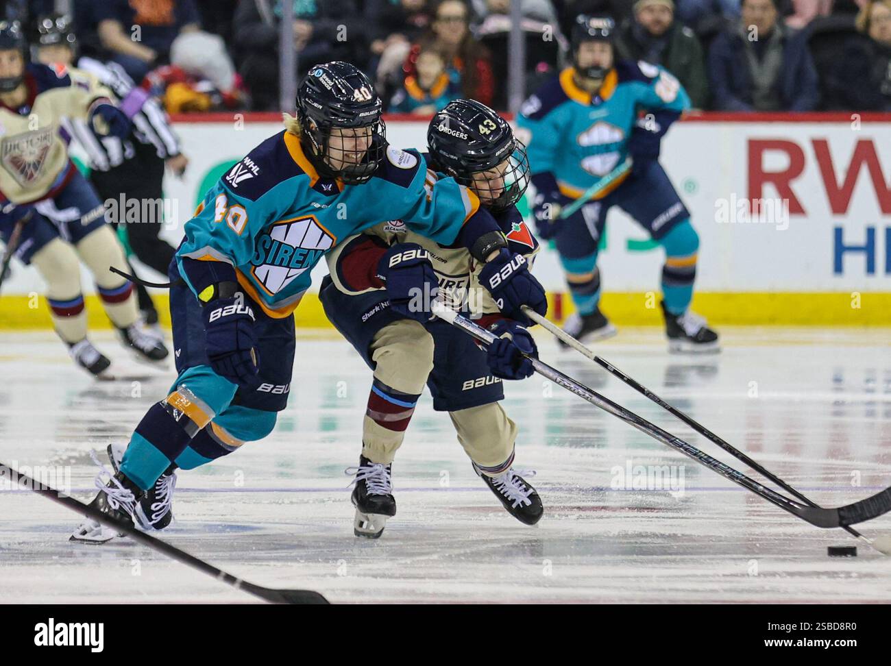 February 02, 2025: New York Sirens forward Noora Tulus (40) and ...