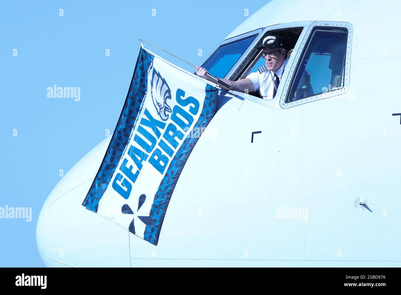 Kenner, United States. 02nd Feb, 2025. The pilot for Philadelphia ...