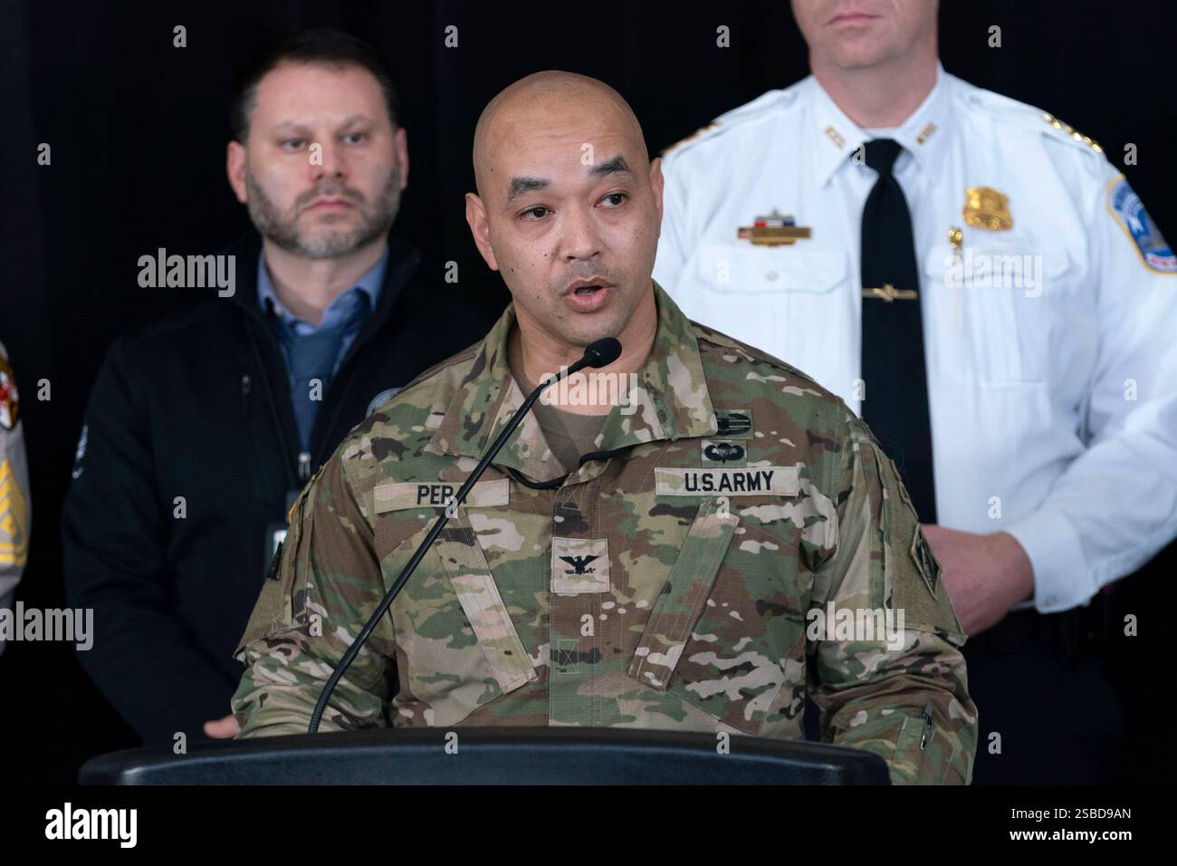 Col. Francis Pera, commander of the U.S. Army Corps of Engineers ...