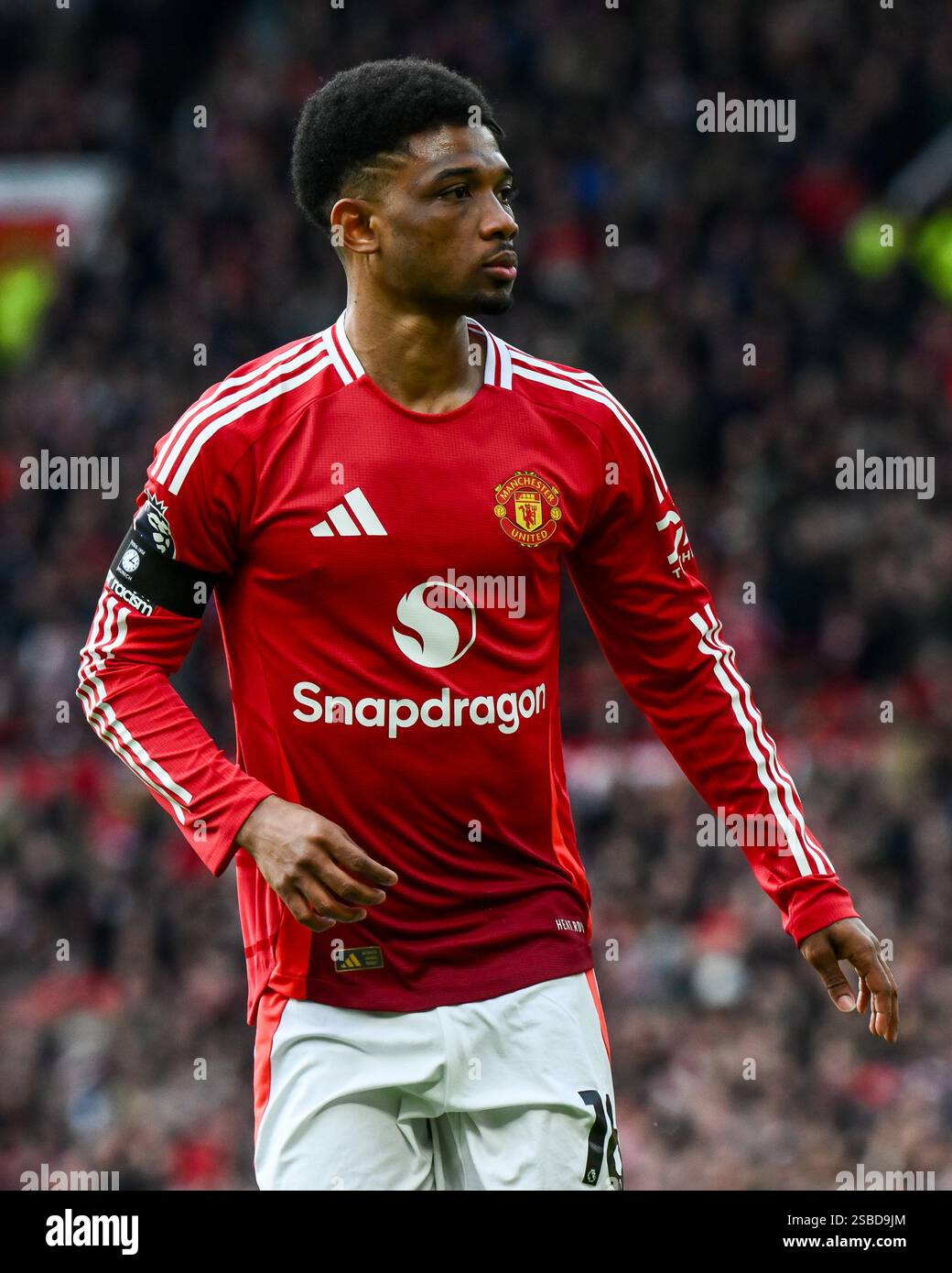 Amad Diallo of Manchester United during the Premier League match ...