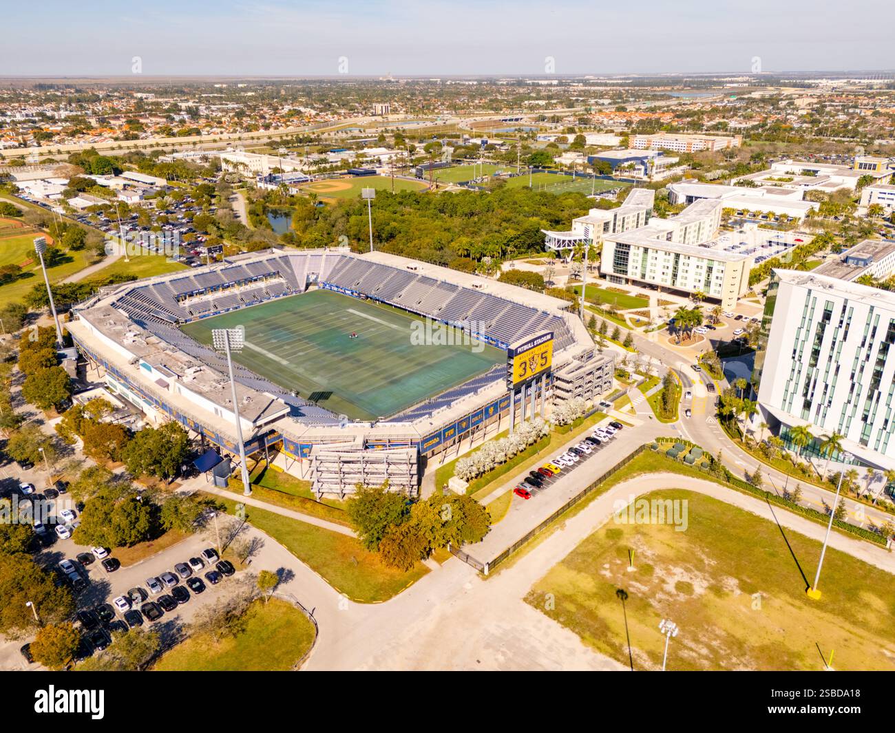 Miami, FL, USA - January 29, 2025: FIU Pitbull Stadium Florida ...
