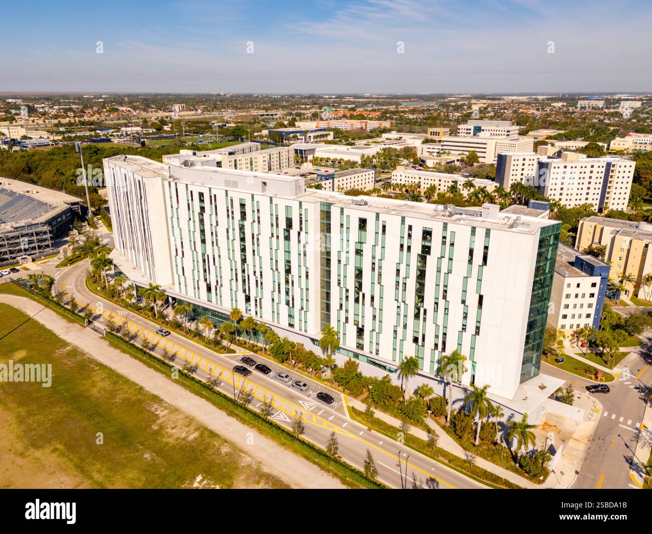 Miami, FL, USA - January 29, 2025: Tamiami Hall student dorms at FIU ...