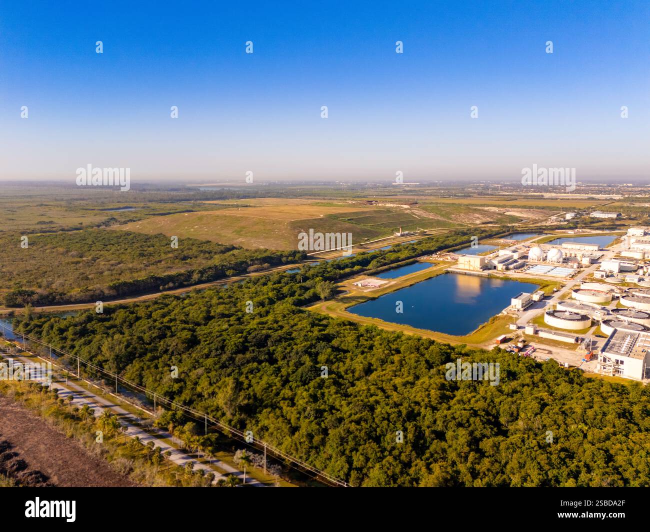 Aerial photo South Dade landfill Miami Florida 2025 Stock Photo - Alamy