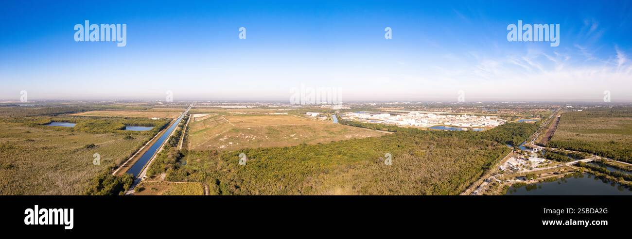 Aerial photo South Dade landfill Miami Florida 2025 Stock Photo - Alamy