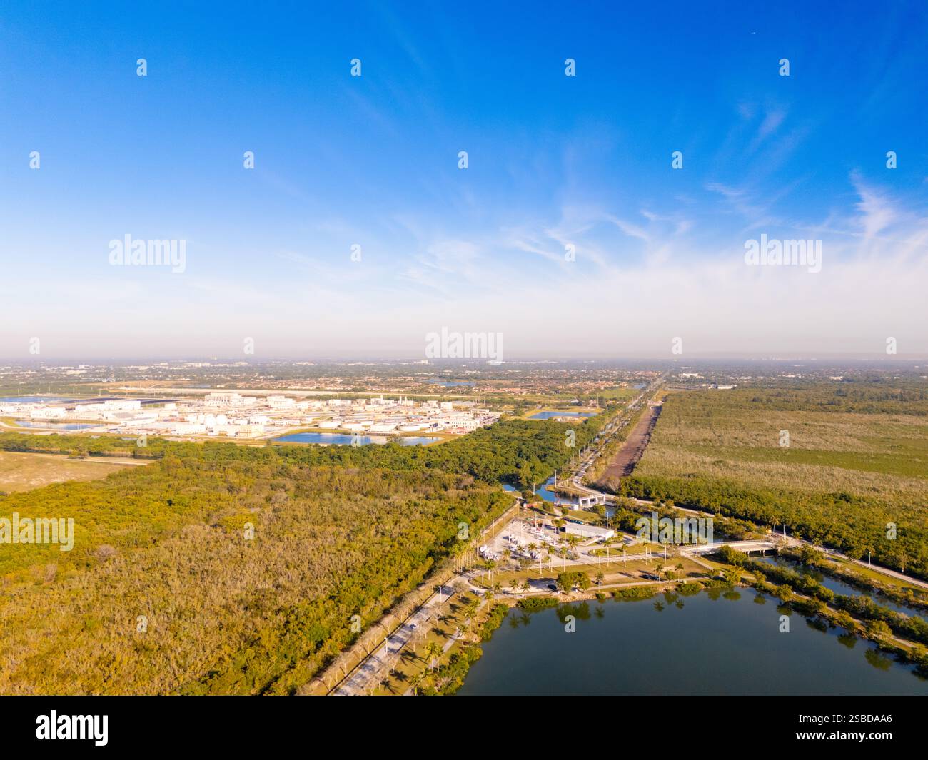 Aerial photo South Dade landfill Miami Florida 2025 Stock Photo - Alamy