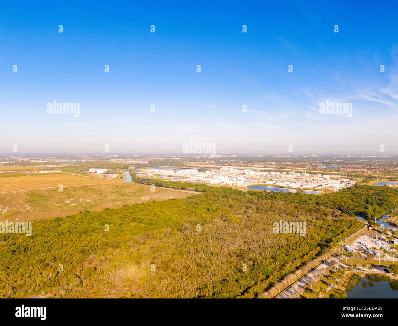 Aerial photo South Dade landfill Miami Florida 2025 Stock Photo - Alamy