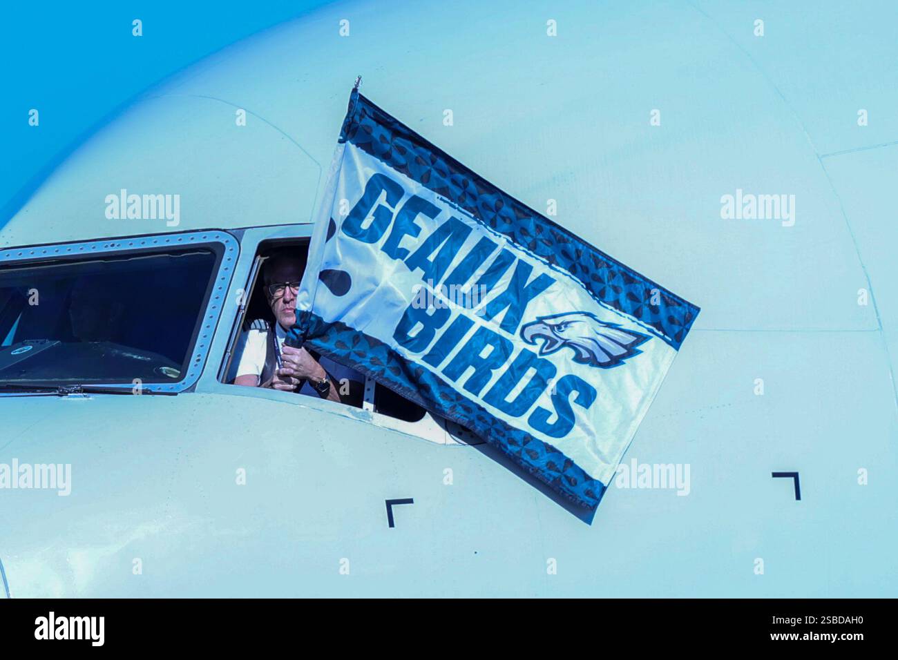 Kenner, United States. 02nd Feb, 2025. The pilot for Philadelphia ...