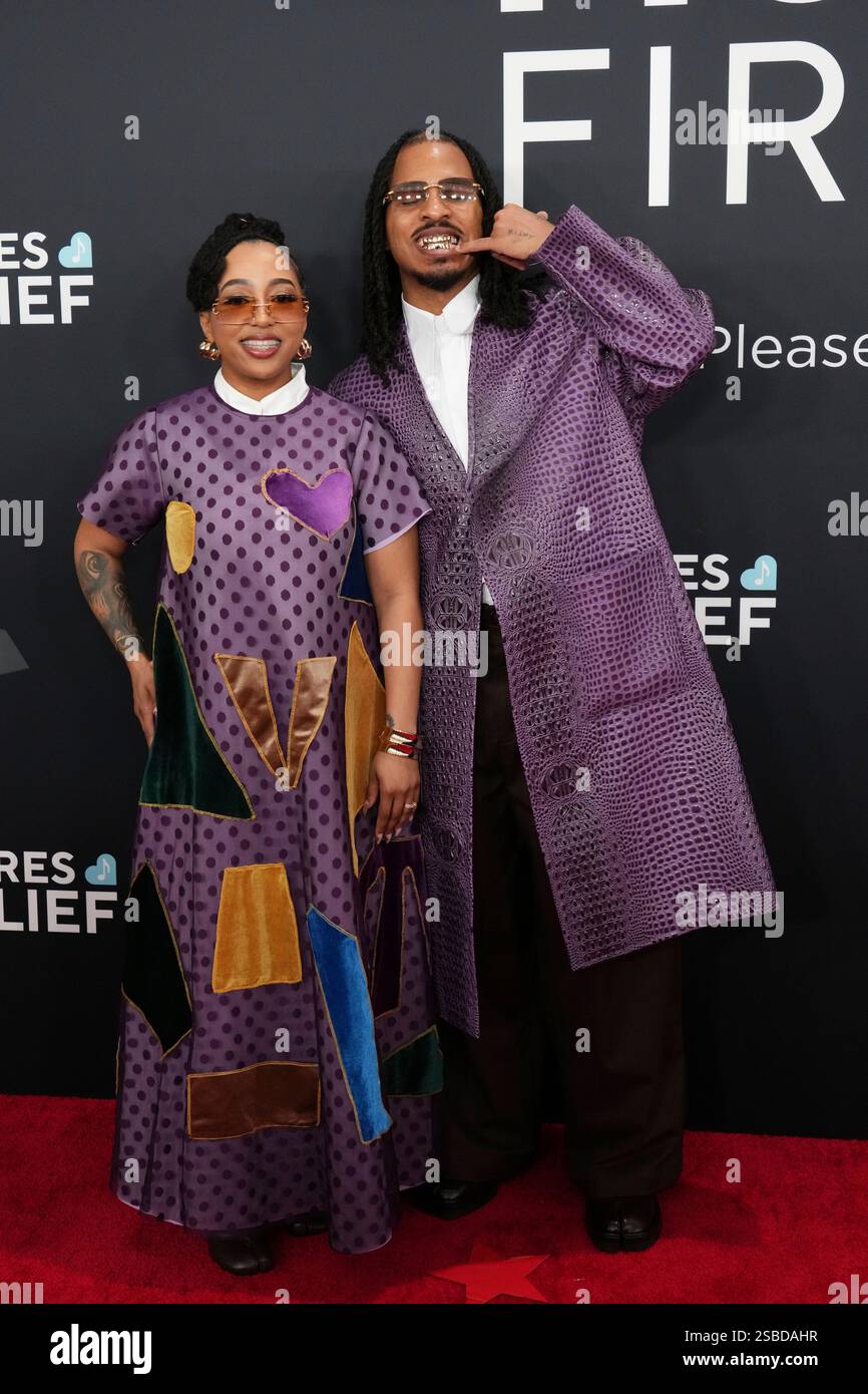 Ronnie Lee, left, and Keith Lee arrives at the 67th annual Grammy ...