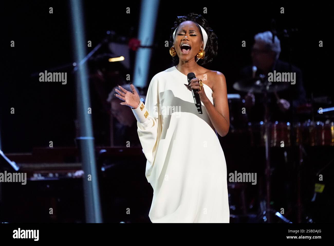 Muni Long performs "Made For Me" during the 67th annual Grammy Awards ...