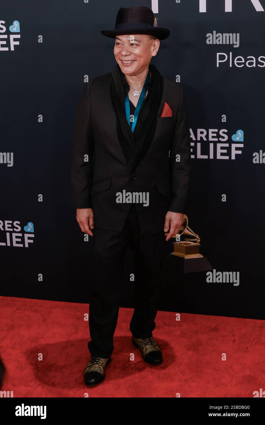 Los Angeles, USA. 02nd Feb, 2025. Dale Edward Chung walking on the red ...