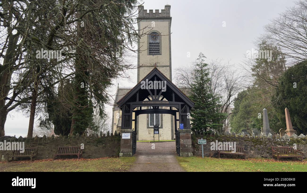 Kenmore Church Scottish Highlands. Ancient old church in the heart of ...