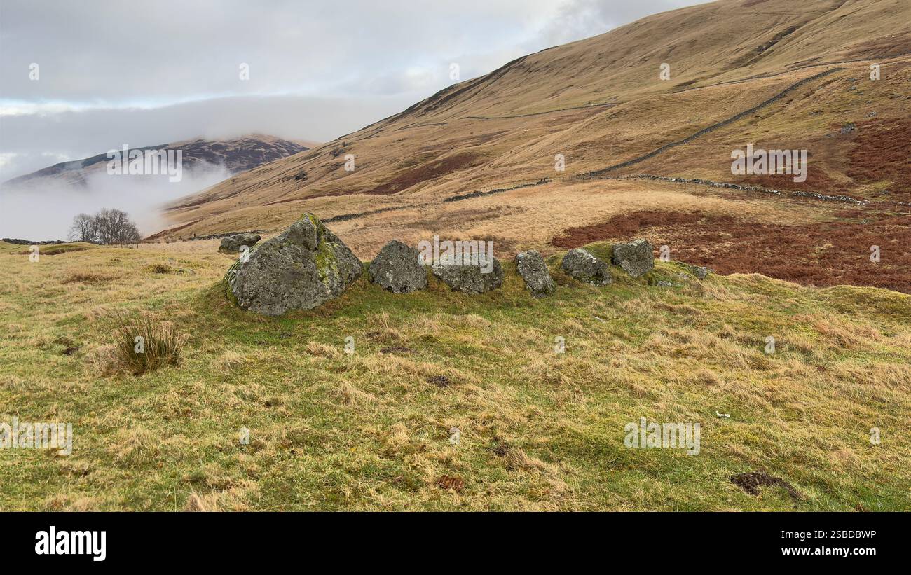 Abandoned copper mine of Tomnadashan. Also known as the Cave of ...