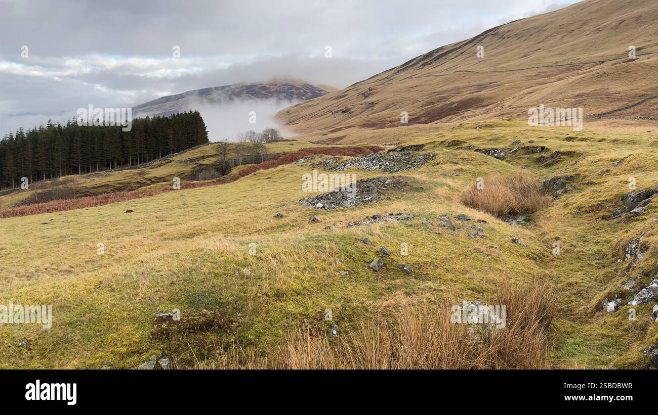 Abandoned copper mine of Tomnadashan. Also known as the Cave of ...