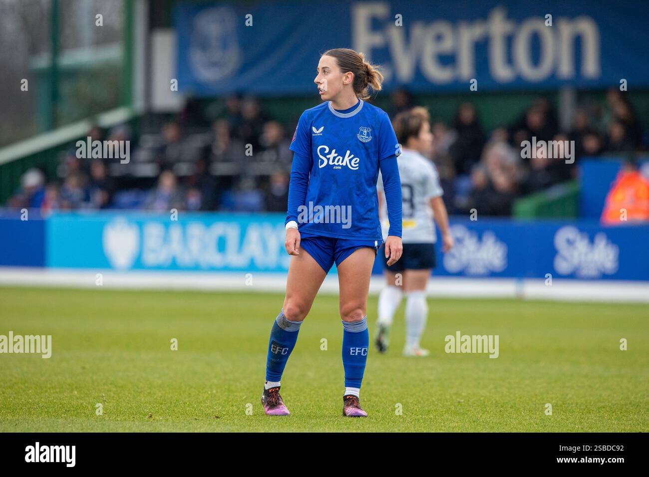 Liverpool, England, 2nd February 2025 General shot of Clare Wheeler (7 ...