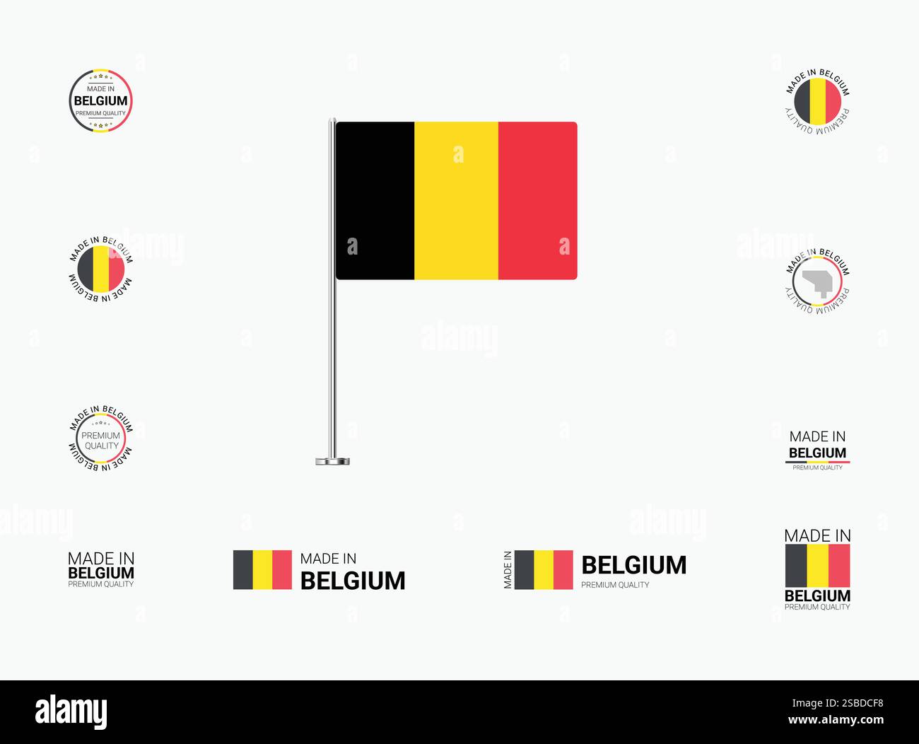 Belgium flag clipart hi-res stock photography and images - Alamy