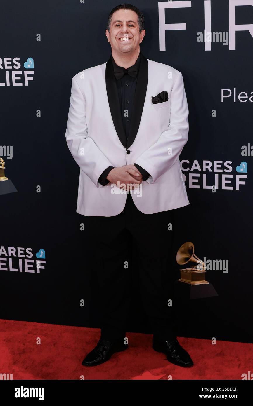 Los Angeles, USA. 02nd Feb, 2025. Ricky Riccardi walking on the red ...