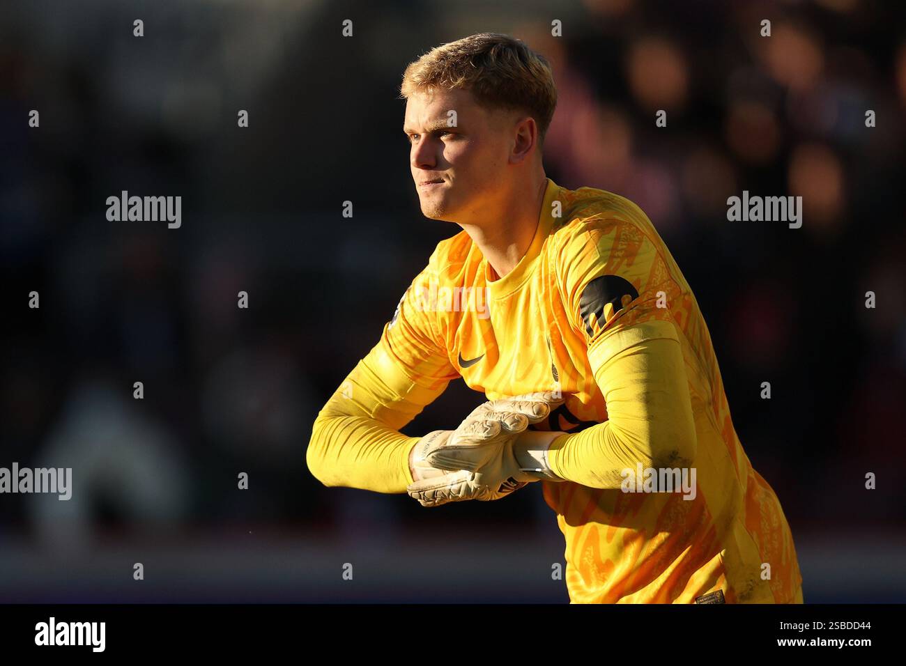 London, UK. 2nd Feb, 2025. Antonín Kinsky of Tottenham Hotspur during ...