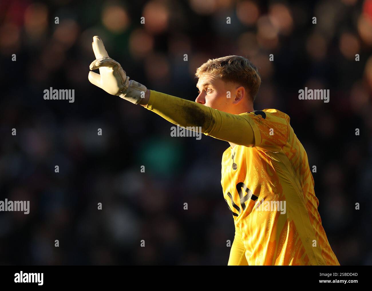 London, UK. 2nd Feb, 2025. Antonín Kinsky of Tottenham Hotspur during ...
