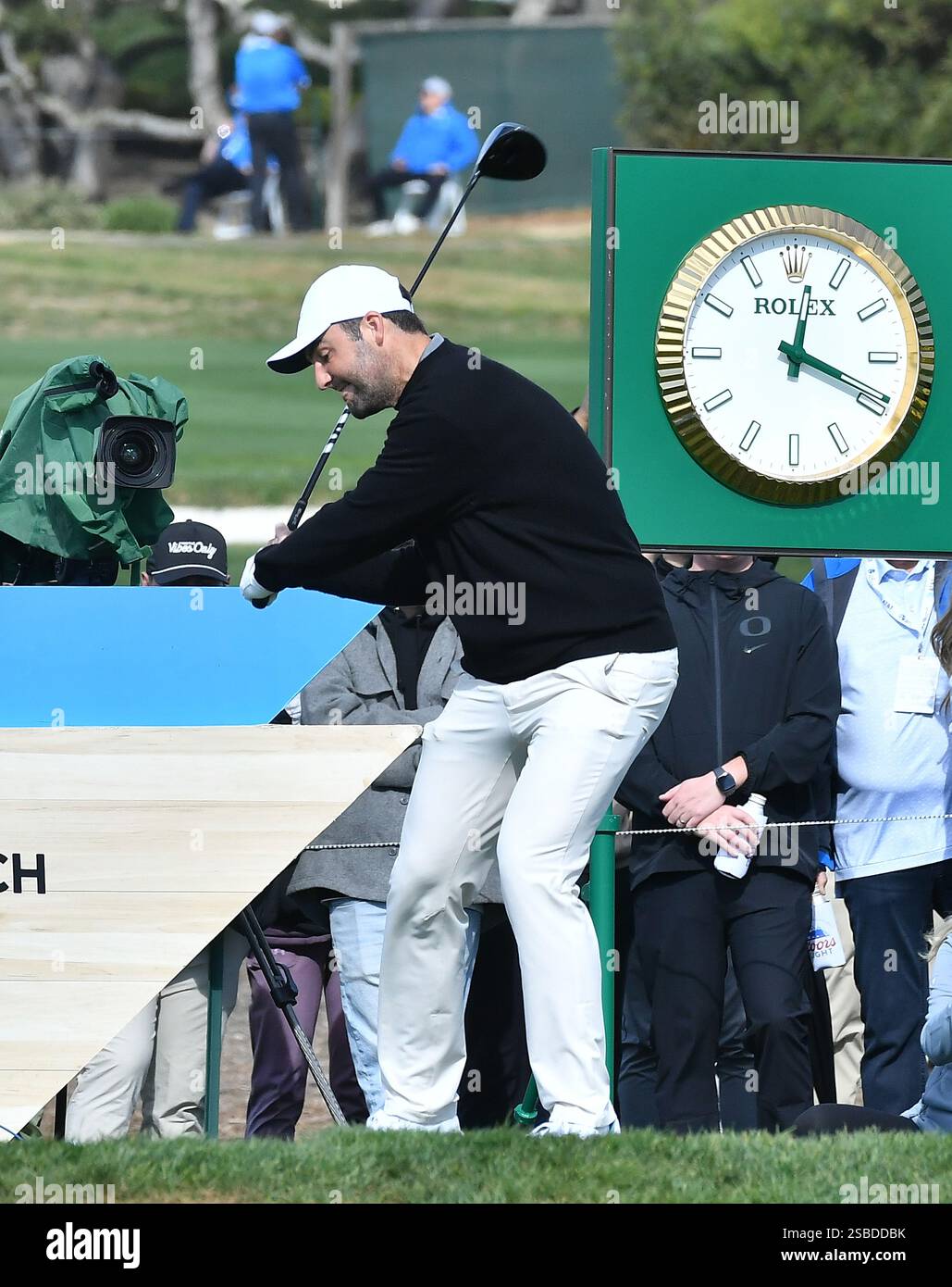 Pebble Beach, Ca, USA. 2nd Feb, 2025. Scottie Scheffler during the ...