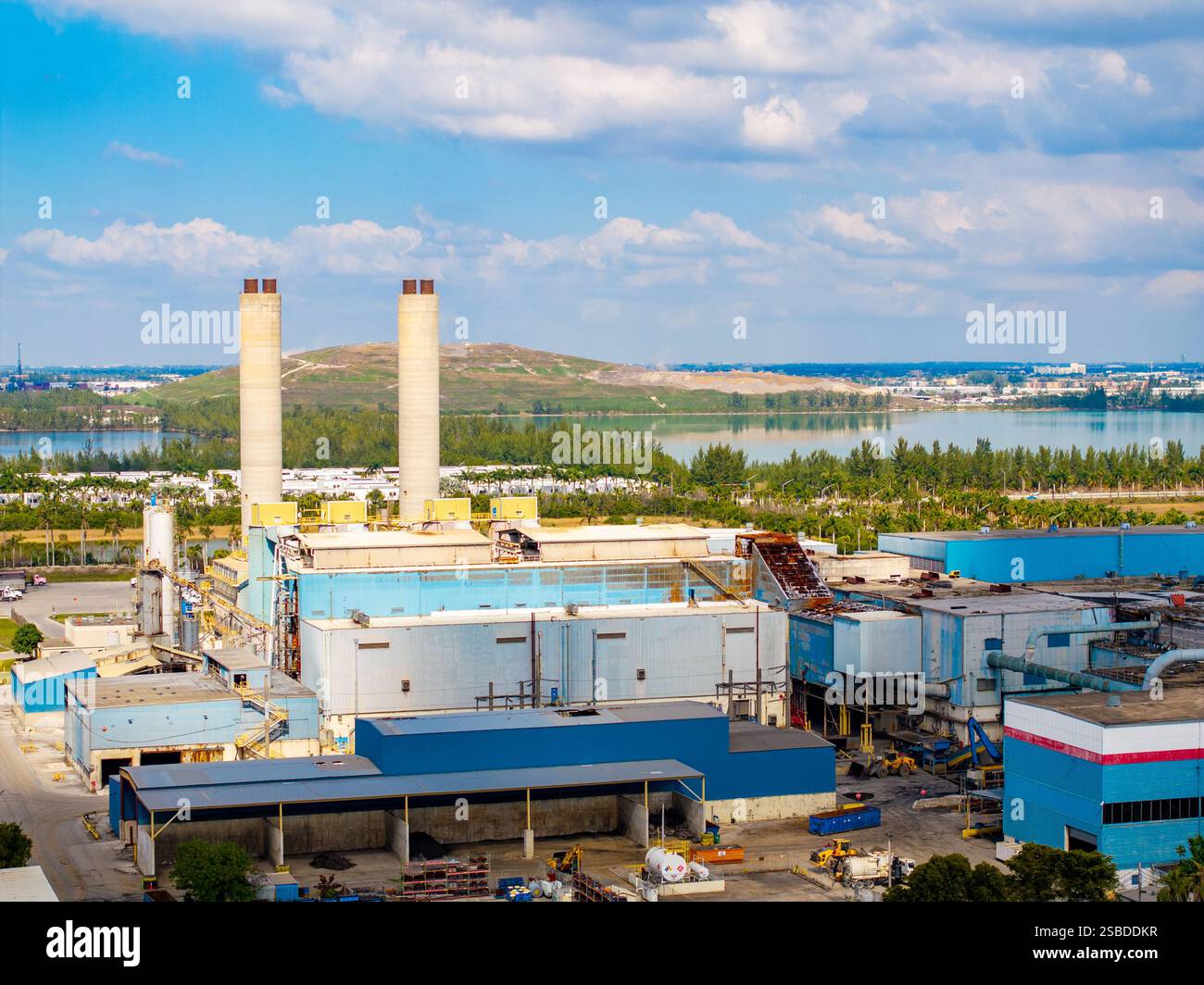 Aerial photo Doral Miami Florida incinerator and landfill 2025 Stock ...