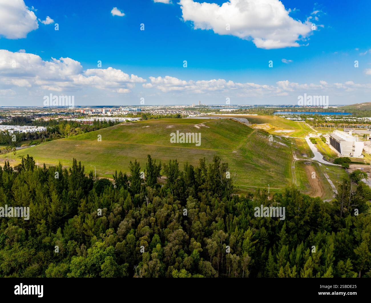 Landfill mound Doral Miami FL Stock Photo - Alamy