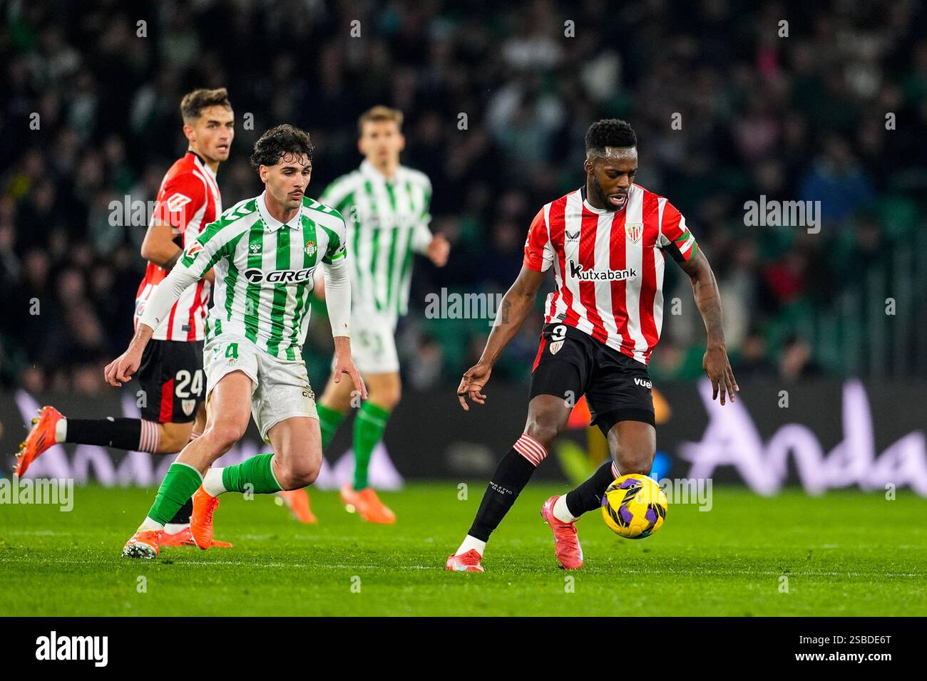 Inaki Williams of Athletic Club in action during the Spanish league ...