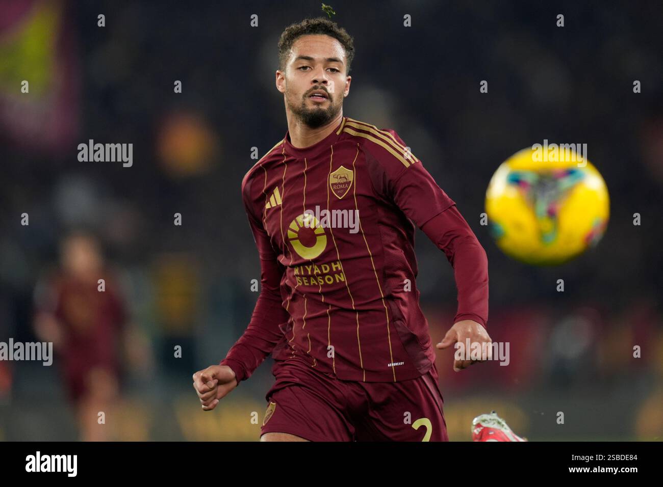 Rome, Italy. 02nd Feb, 2025. Devyne Rensch of AS Roma during the Serie ...