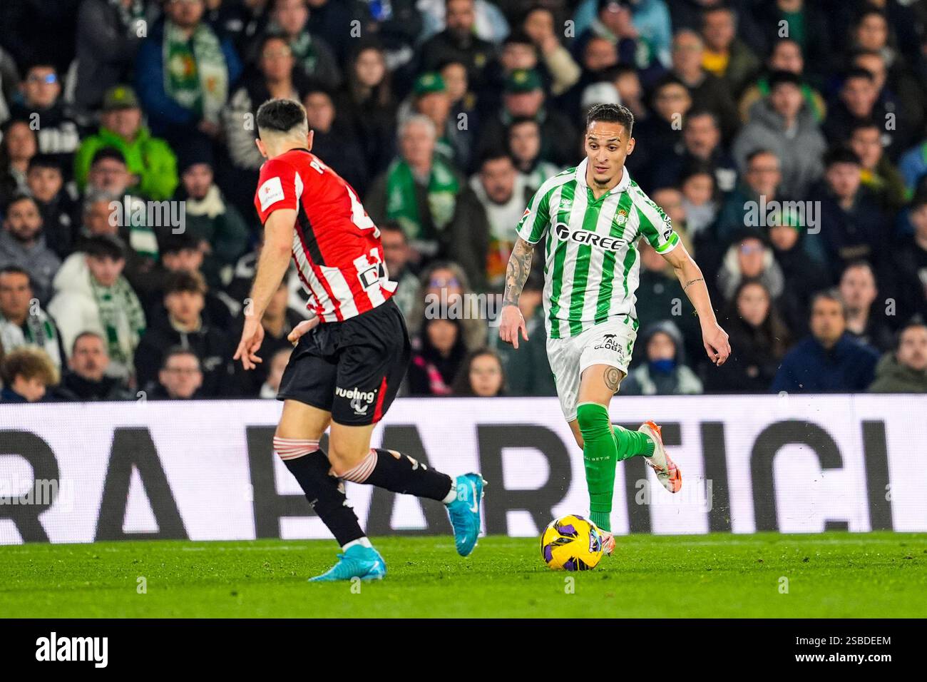 Antony Matheus dos Santos of Real Betis in action during the Spanish ...