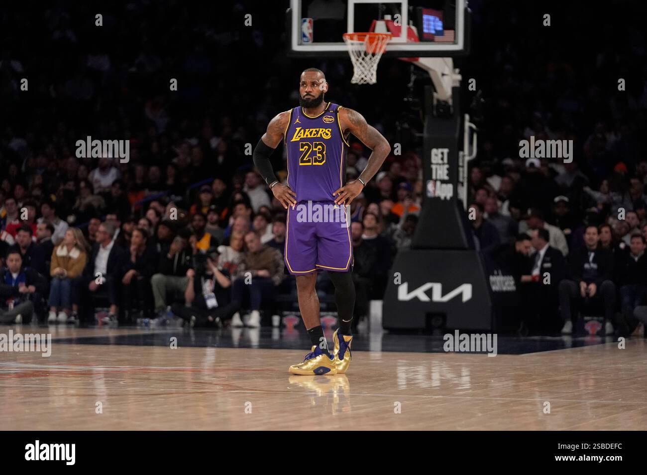 Los Angeles Lakers' LeBron James during the second half of an NBA ...