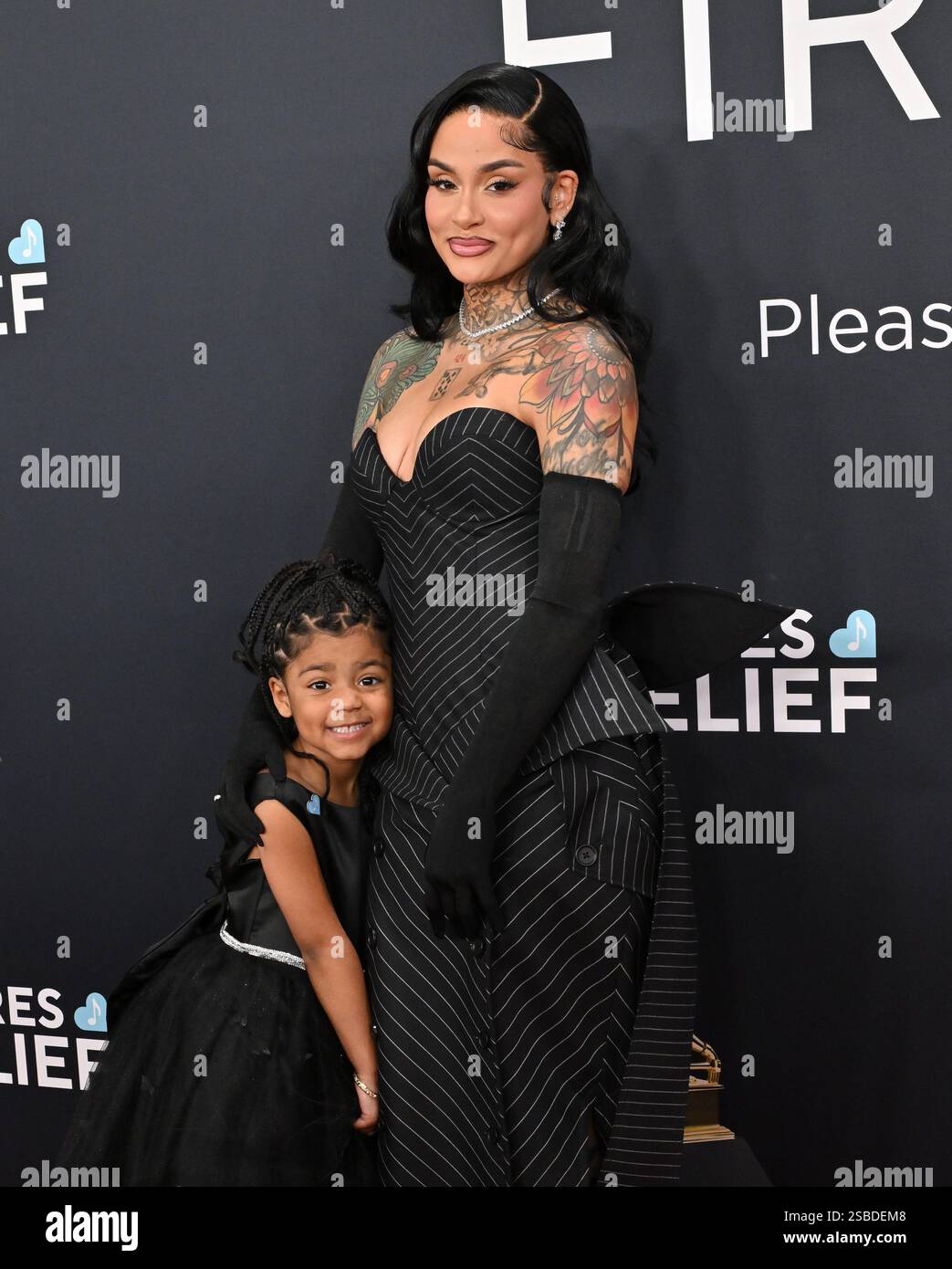 Los Angeles, USA. 02nd Feb, 2025. Kehlani and Adeya Nomi arriving to ...