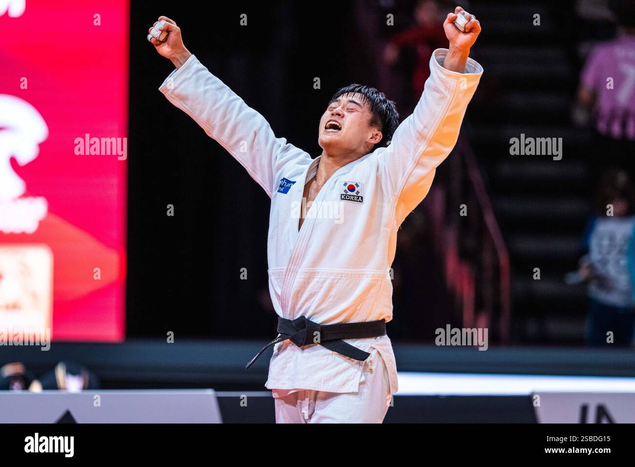 Jonghoon KIM (KOR) Final men's -90Kg during the Paris Grand Slam 2025, IJF Judo event on 2 ...