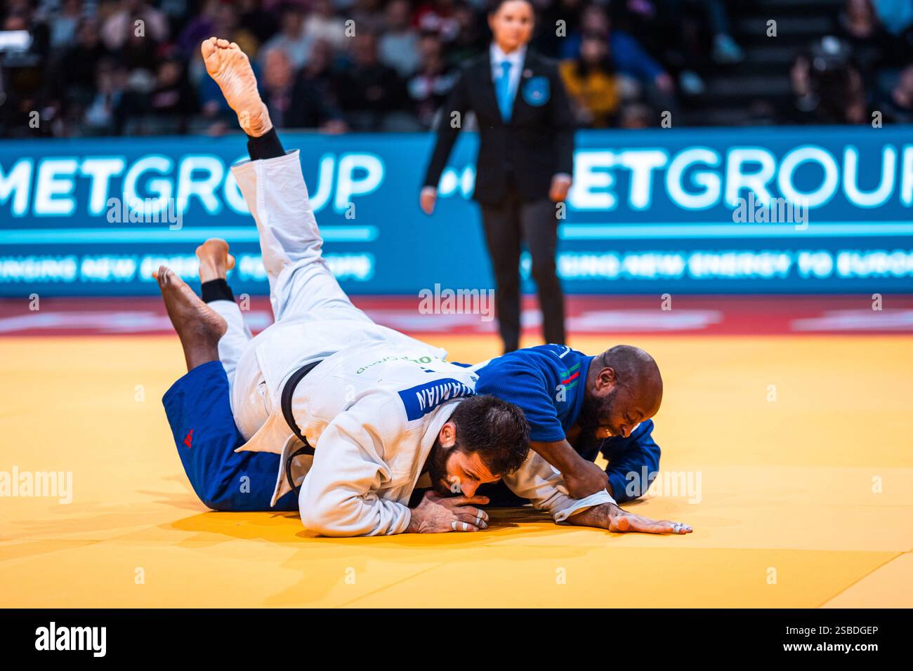 Jorge FONSECA (POR) and Arman ADAMIAN (IJF) Bronze medal match men's ...