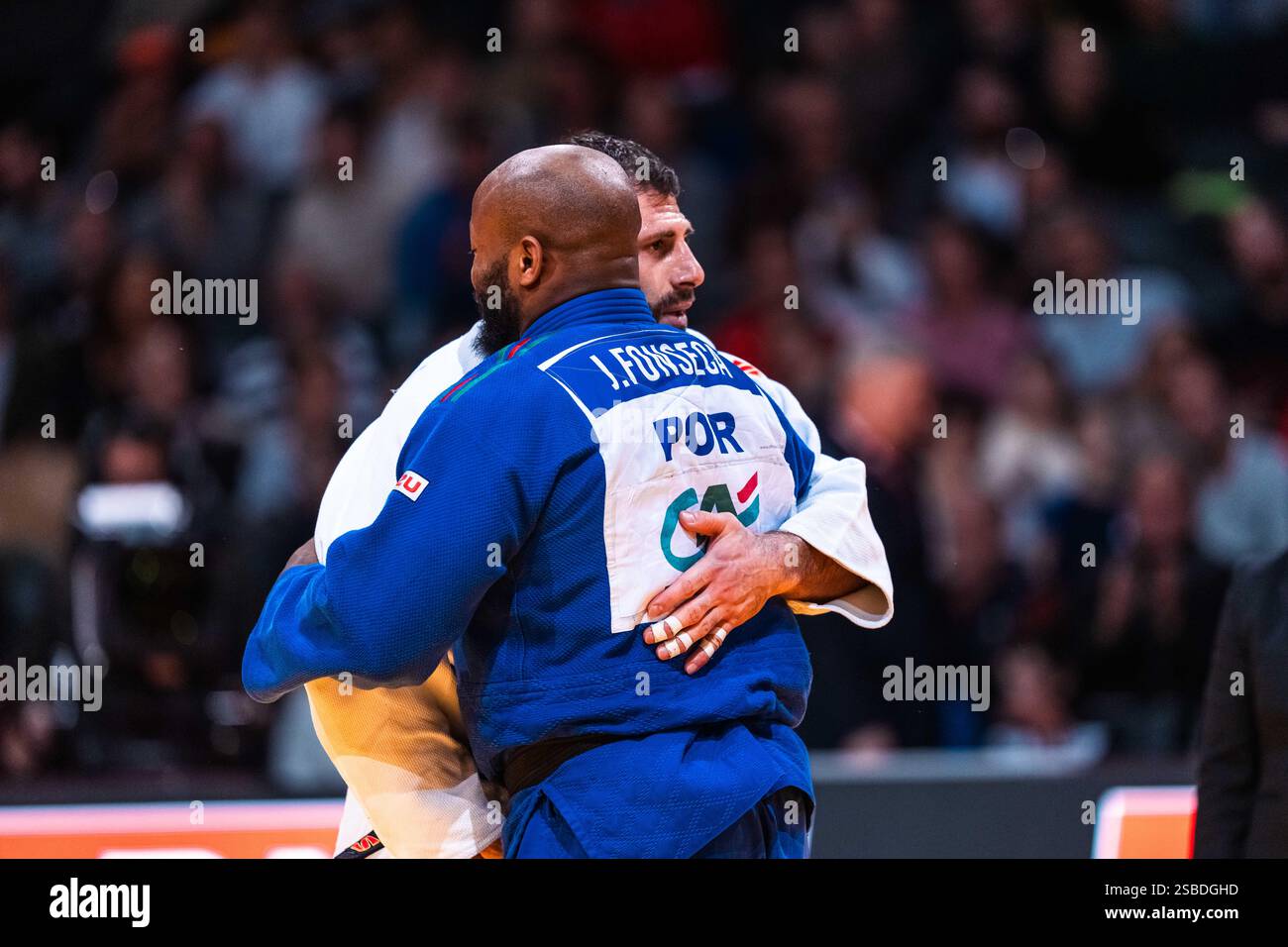 Jorge FONSECA (POR) and Arman ADAMIAN (IJF) Bronze medal match men's ...