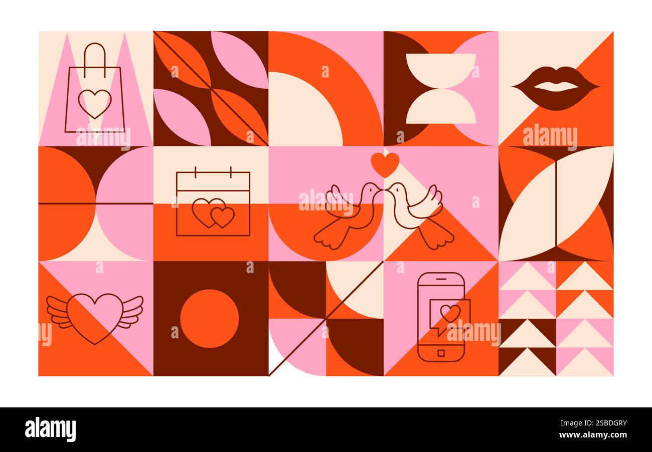 Happy kiss day web Cut Out Stock Images & Pictures - Alamy