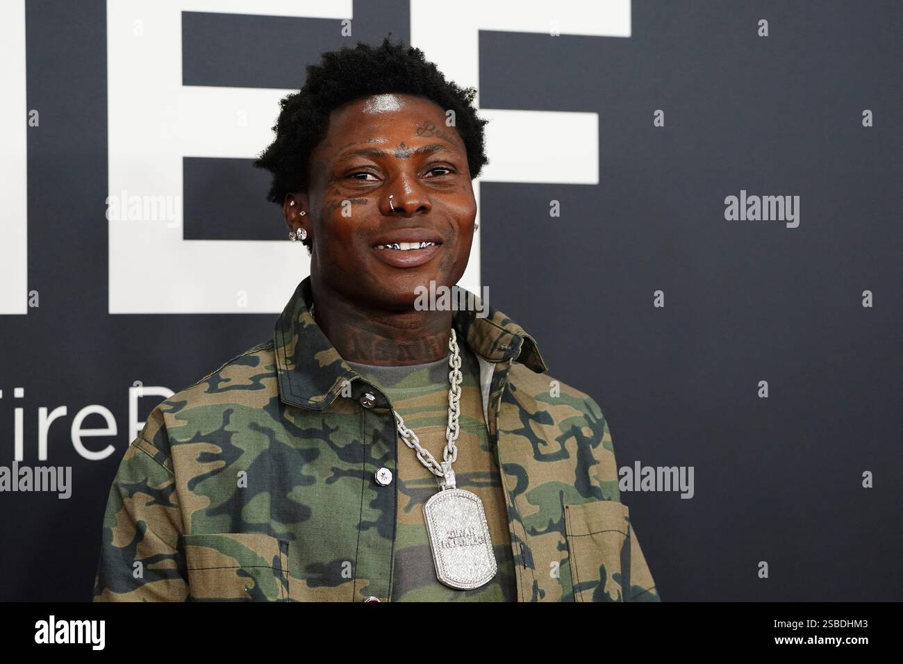 Asake arrives at the 67th annual Grammy Awards on Sunday, Feb. 2, 2025 ...