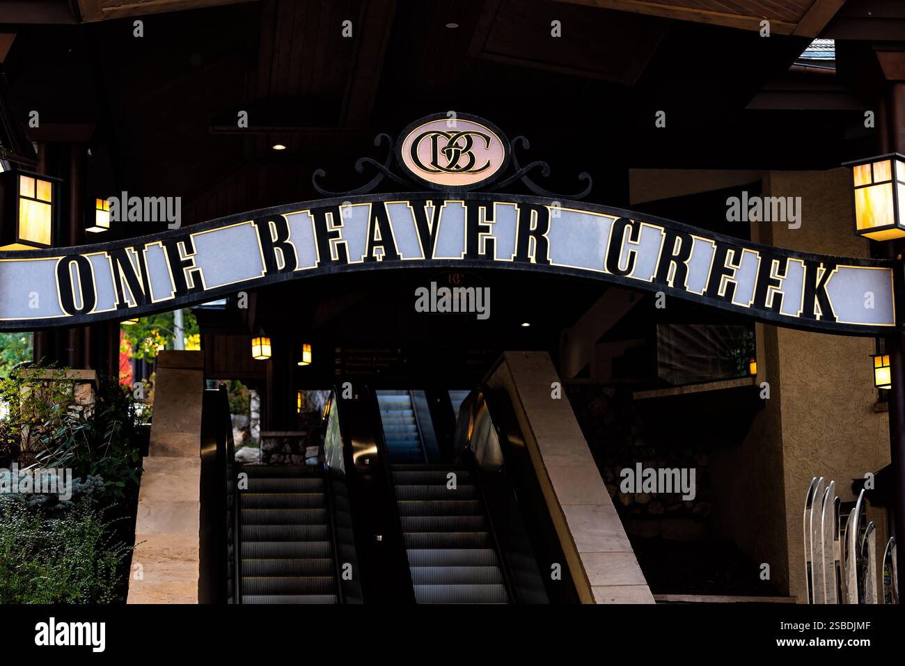 Beaver Creek, USA - October 8, 2022: Colorado ski resort town of Beaver ...