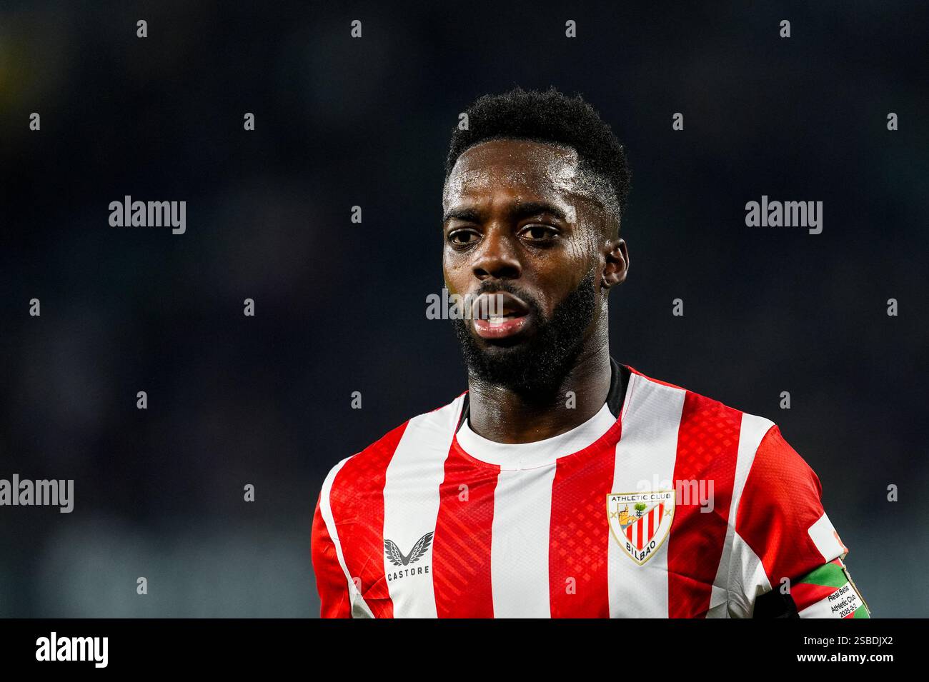 Inaki Williams of Athletic Club looks on during the Spanish league ...