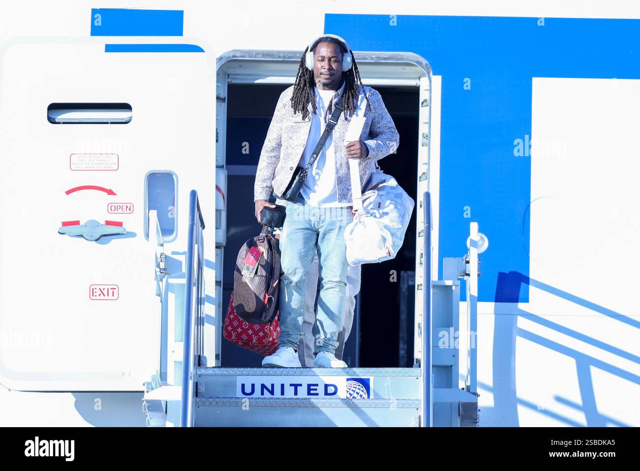 Kenner, United States. 02nd Feb, 2025. Kansas City Chiefs running back ...